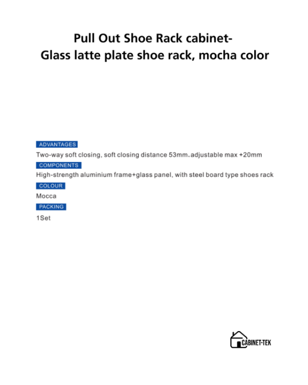 Pull Out Shoe Rack